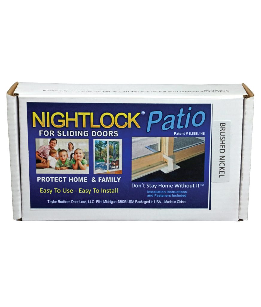Patio Door Security Lock | Sliding Door Safety Lock Device | NIGHTLOCK®